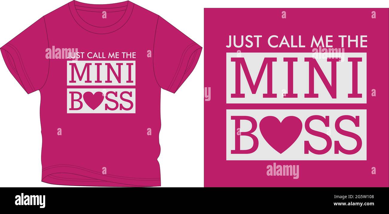 Mini boss graphic design vector illustration Stock Vector Image & Art ...