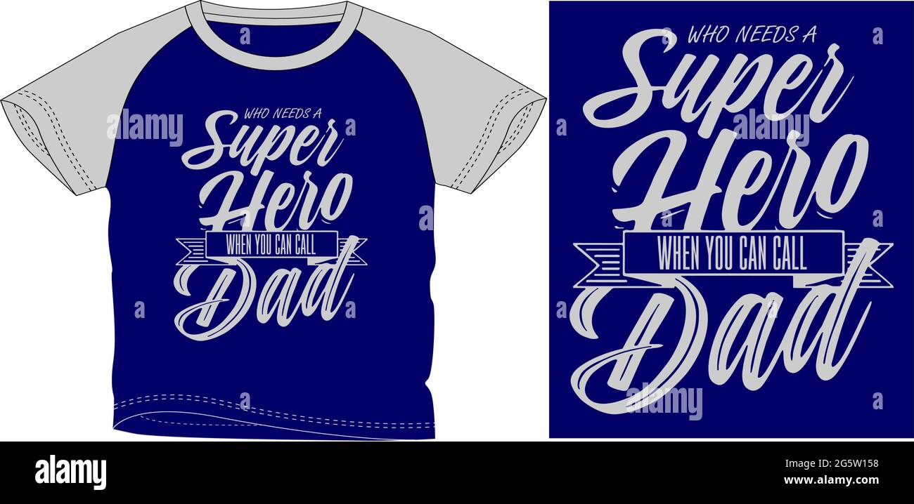 superhero dad graphic design vector illustration Stock Vector Image ...