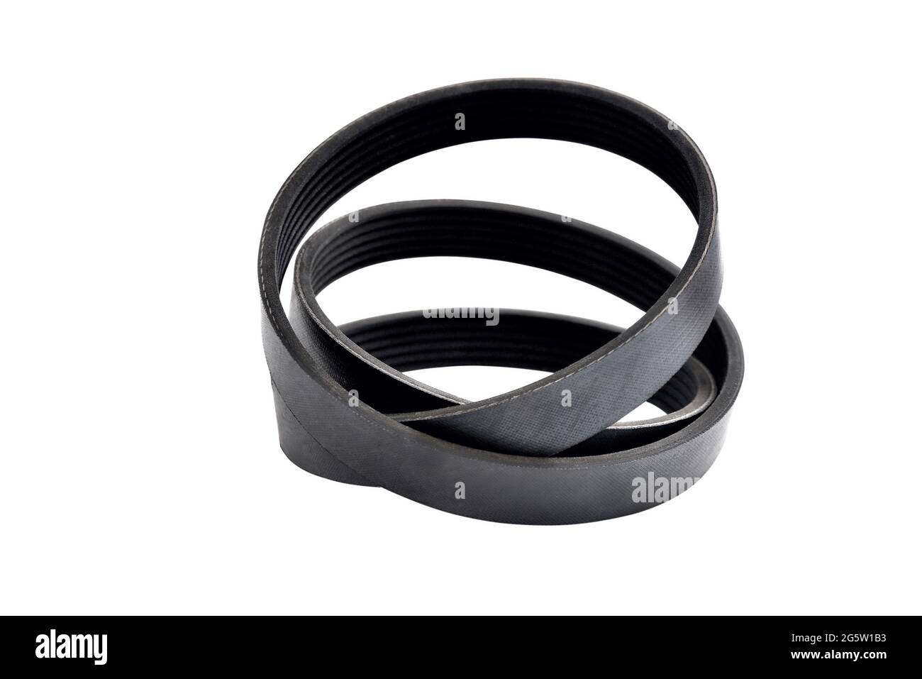 A new belt for a poly-V-ribbed electric generator. Car timing belt ...