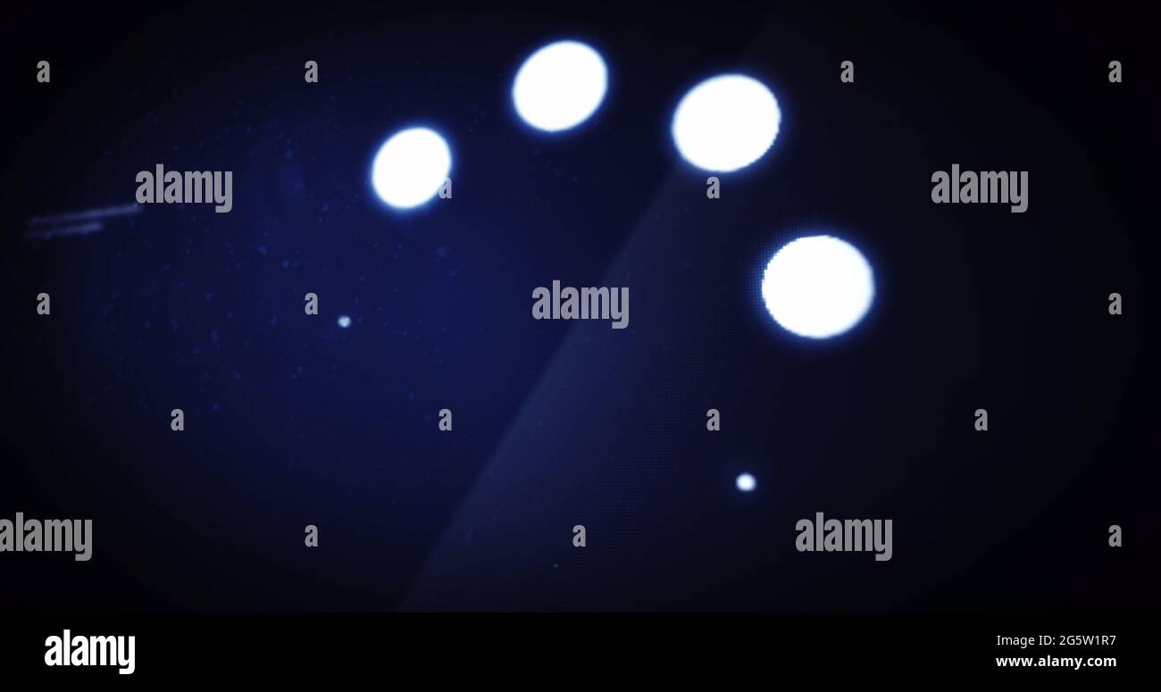 Image of glowing loading circle digital interface Stock Photo - Alamy