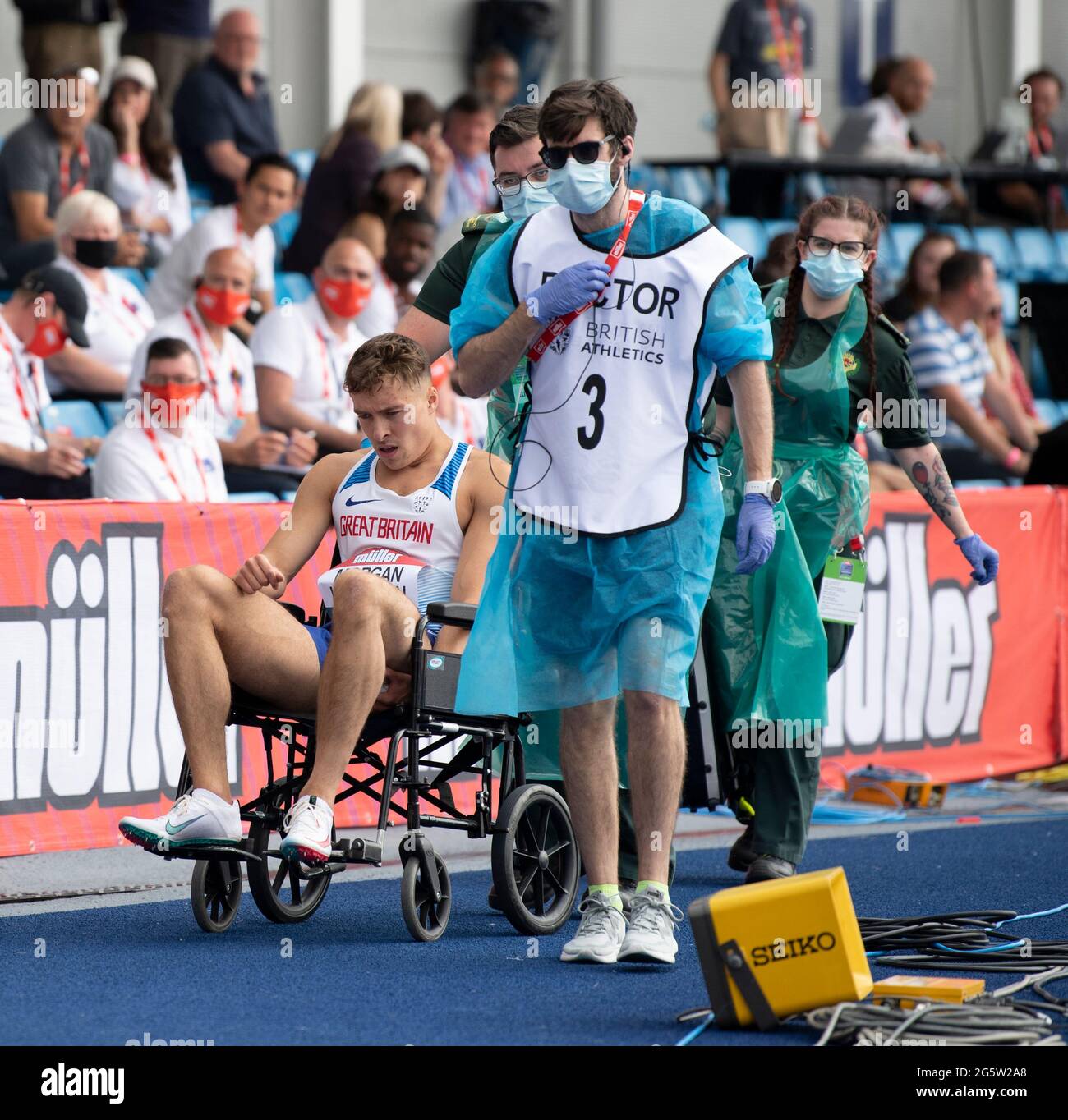 MANCHESTER - ENGLAND 25/27 JUN 21: Andrew Morgan-Harrison competing in ...