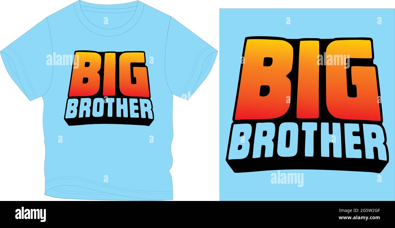 Big brother graphic design vector illustration Stock Vector Image & Art ...