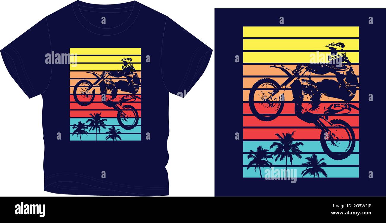 Stunt man biker graphic design vector illustration Stock Vector Image ...