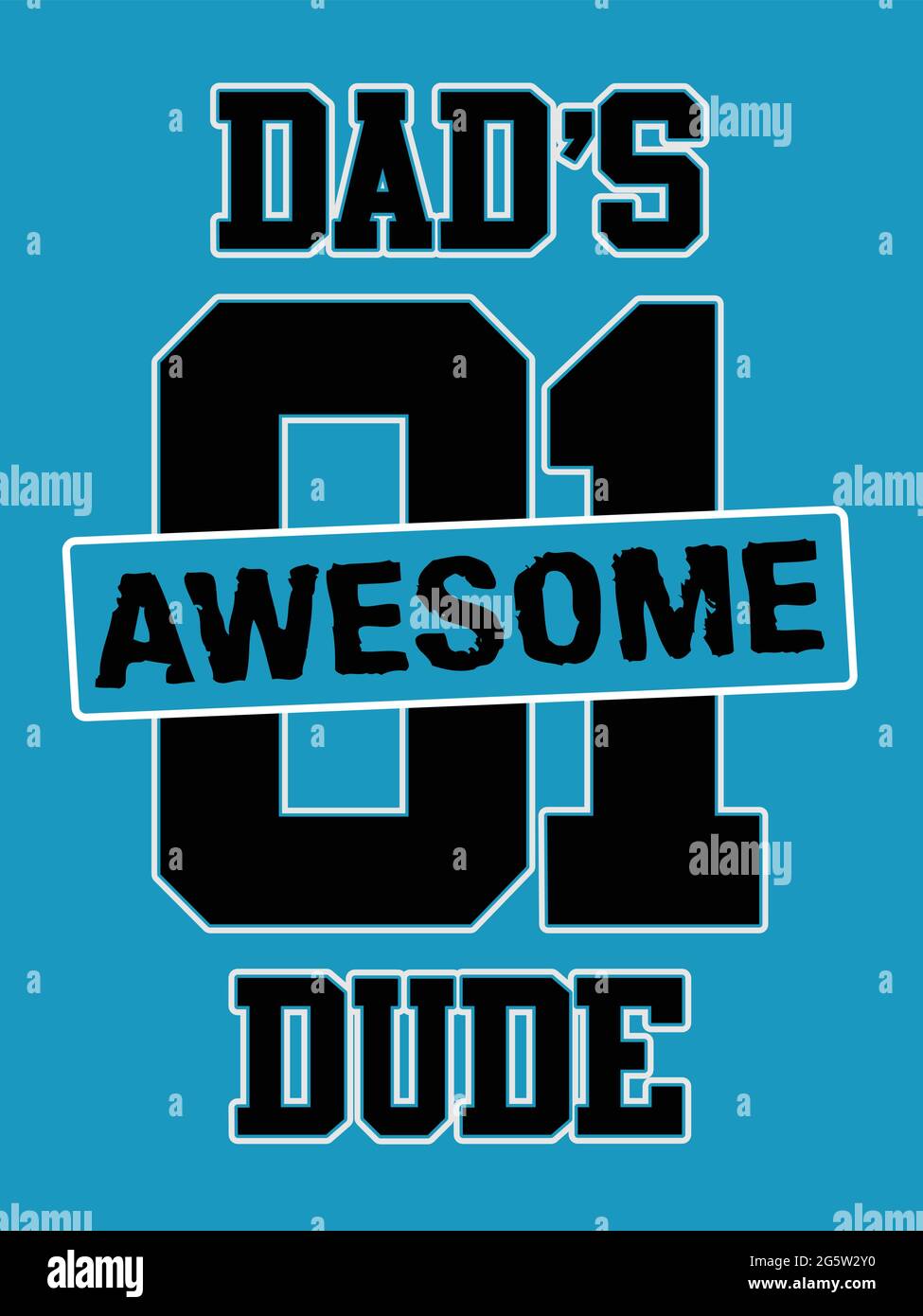 dads awesome dude graphic design vector illustration Stock Vector Image ...