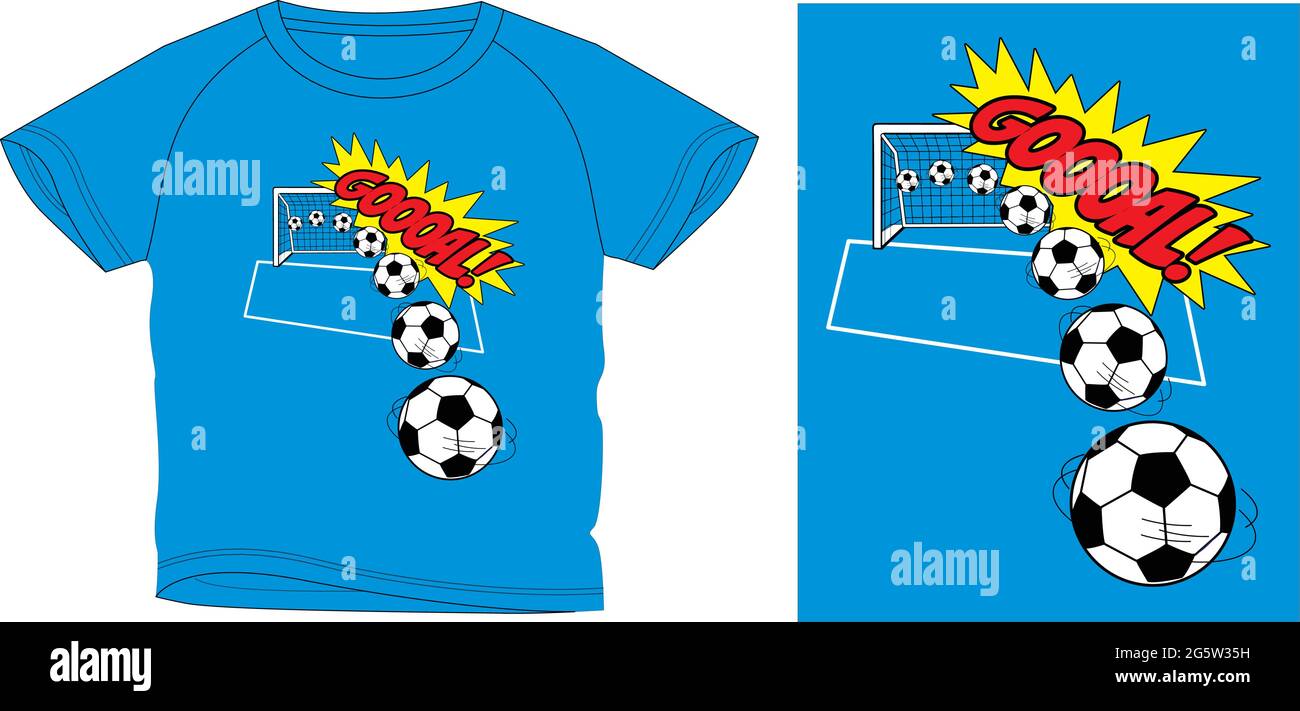 Soccer tshirt design hi-res stock photography and images - Alamy