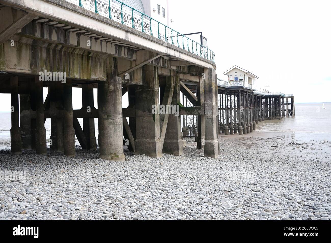 Penarth Pier in Wales Stock Photo - Alamy