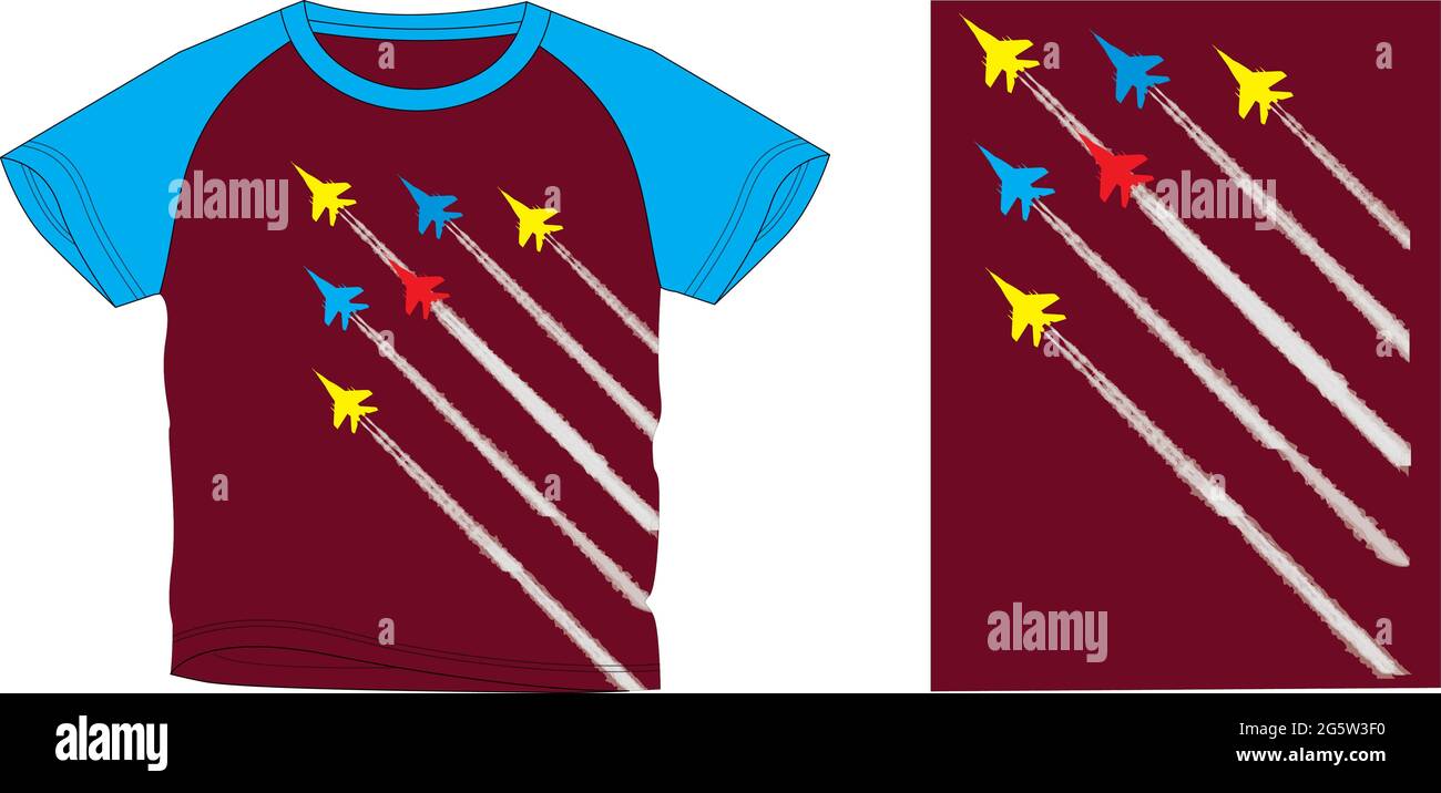 fighter jets graphic design vector illustration Stock Vector Image ...