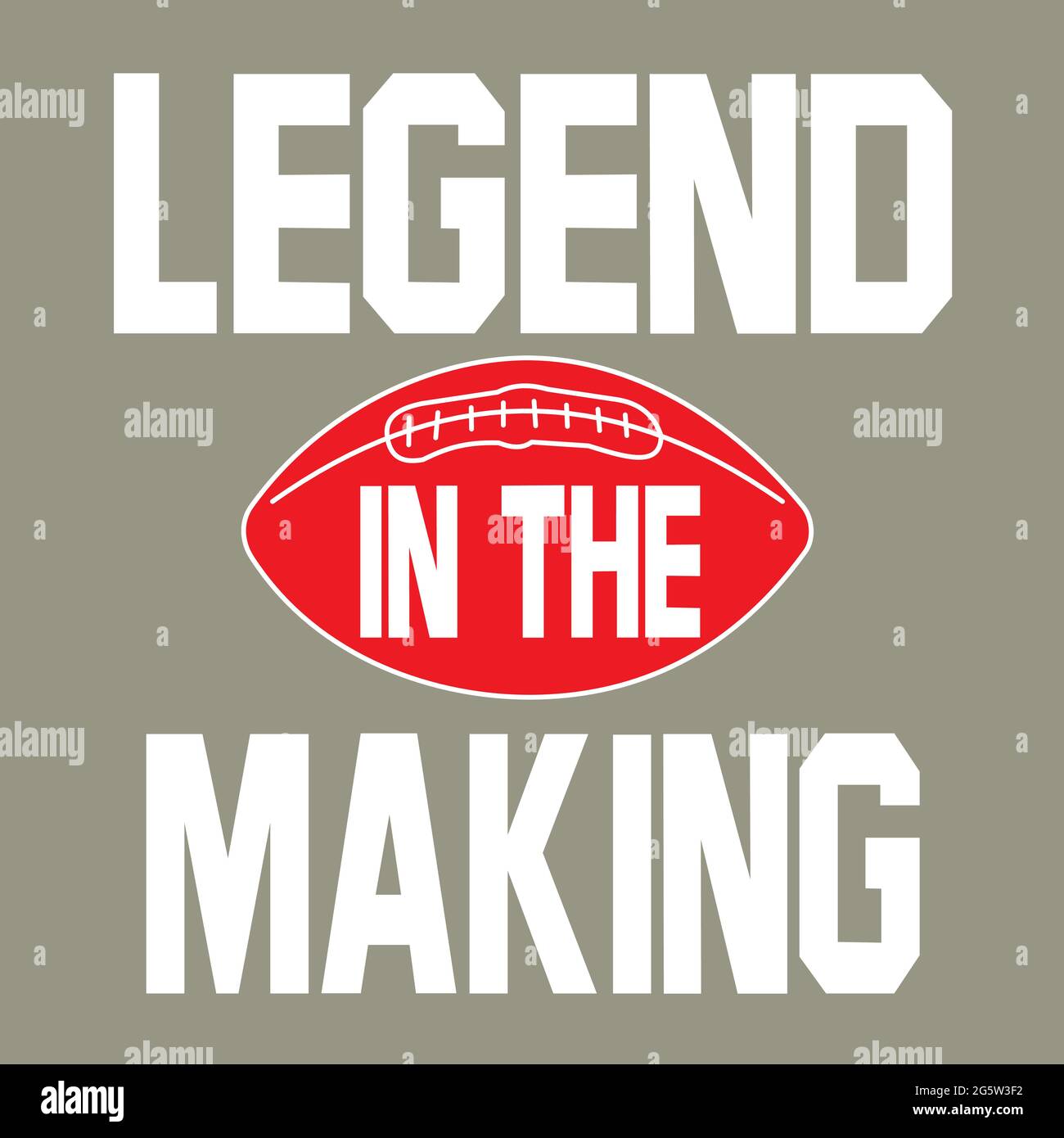 Legend in the making graphic design vector illustration Stock Vector ...