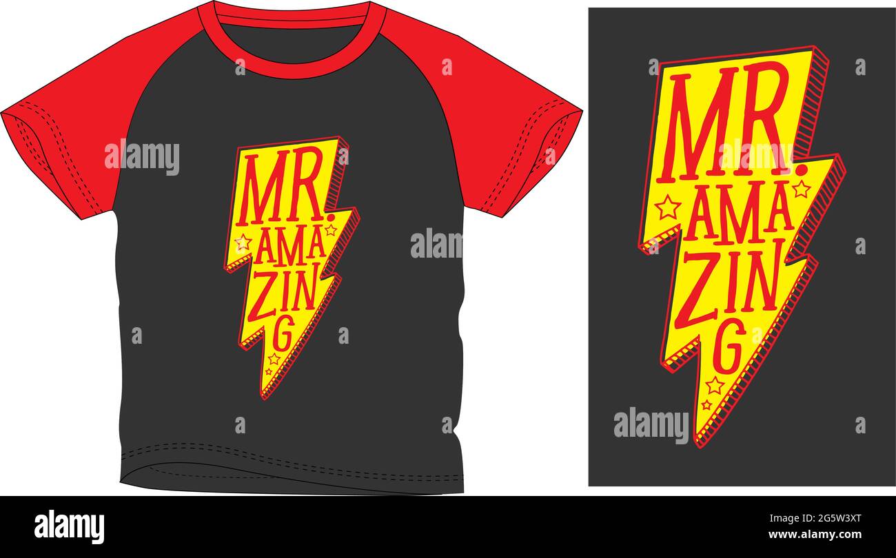 Mr. amazing graphic design vector illustration Stock Vector Image & Art ...