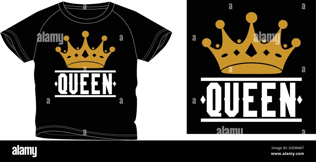 Queen graphic design vector illustration Stock Vector Image & Art - Alamy