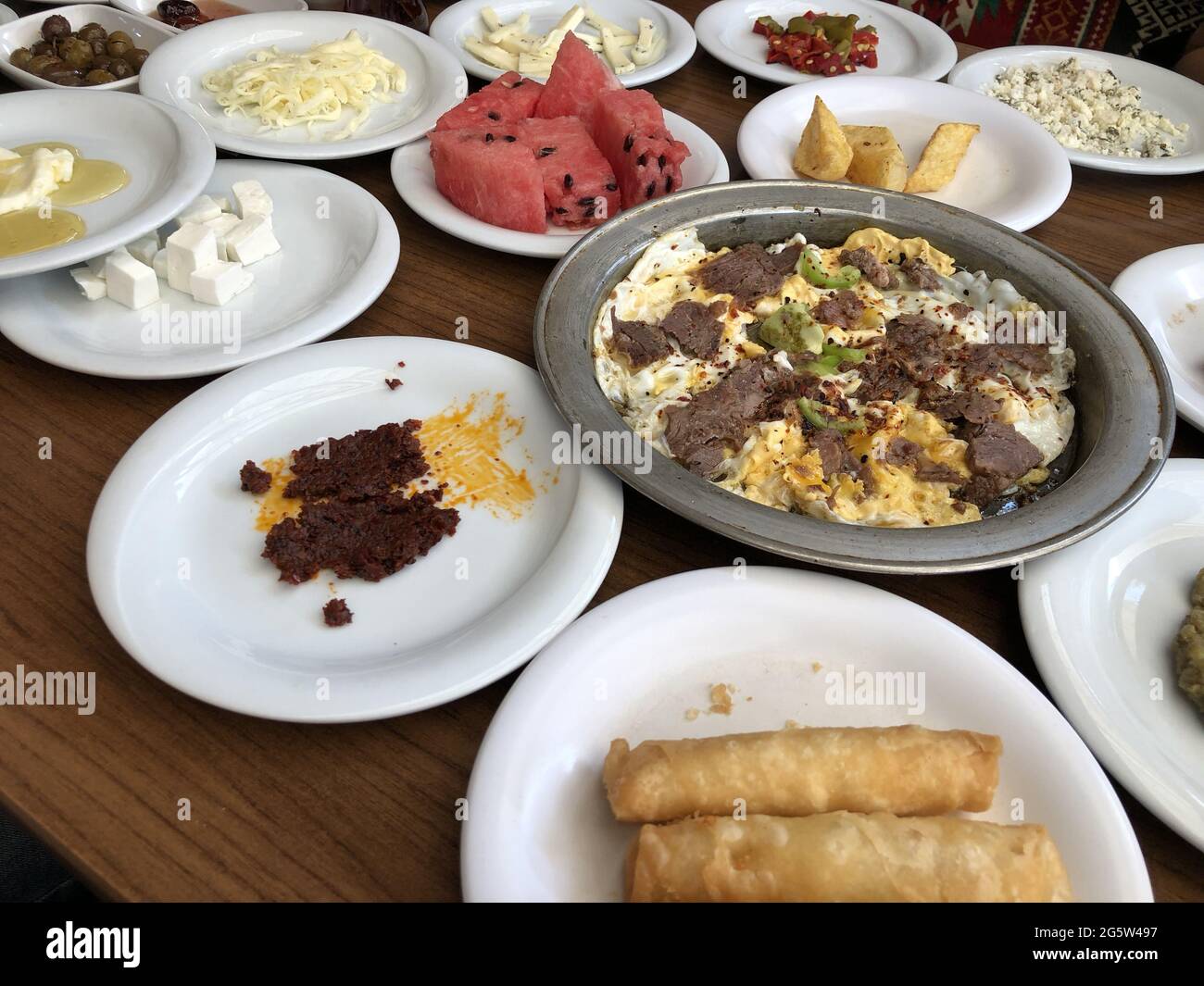 Turkish breakfast plates hi-res stock photography and images - Alamy