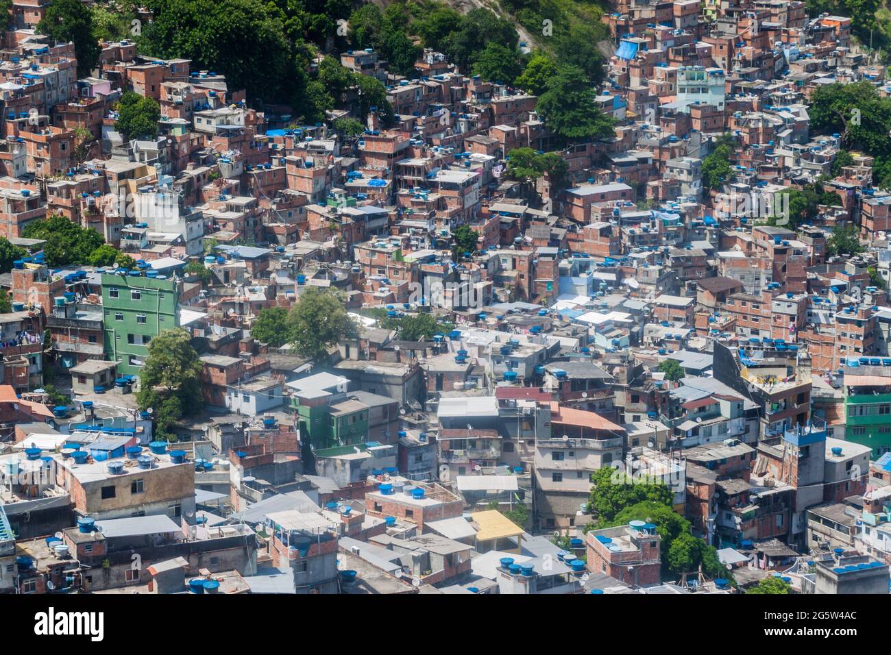 View of rocinha favela slum shanty town hi-res stock photography and ...