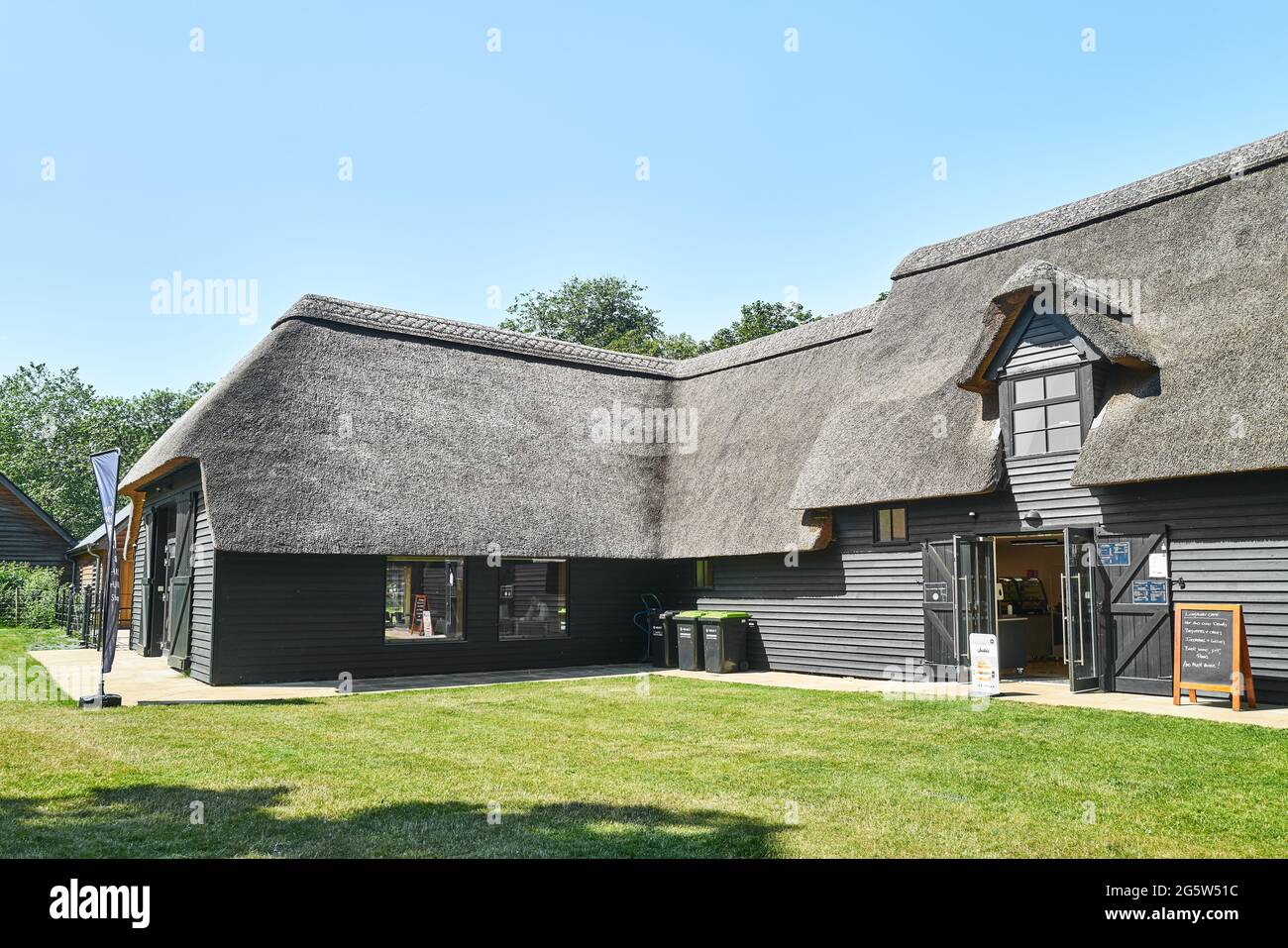 The café at Christ Church college, university of Oxford, England Stock ...