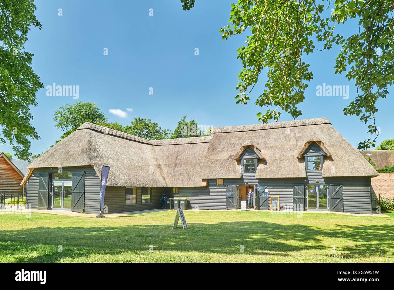 The café at Christ Church college, university of Oxford, England Stock ...