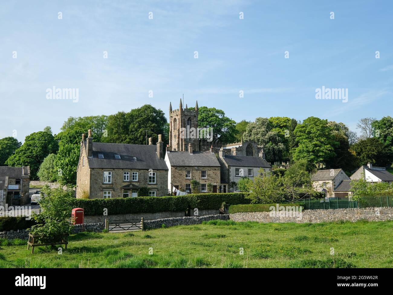 A view of Hartington village and church in this beautiful corner of the ...
