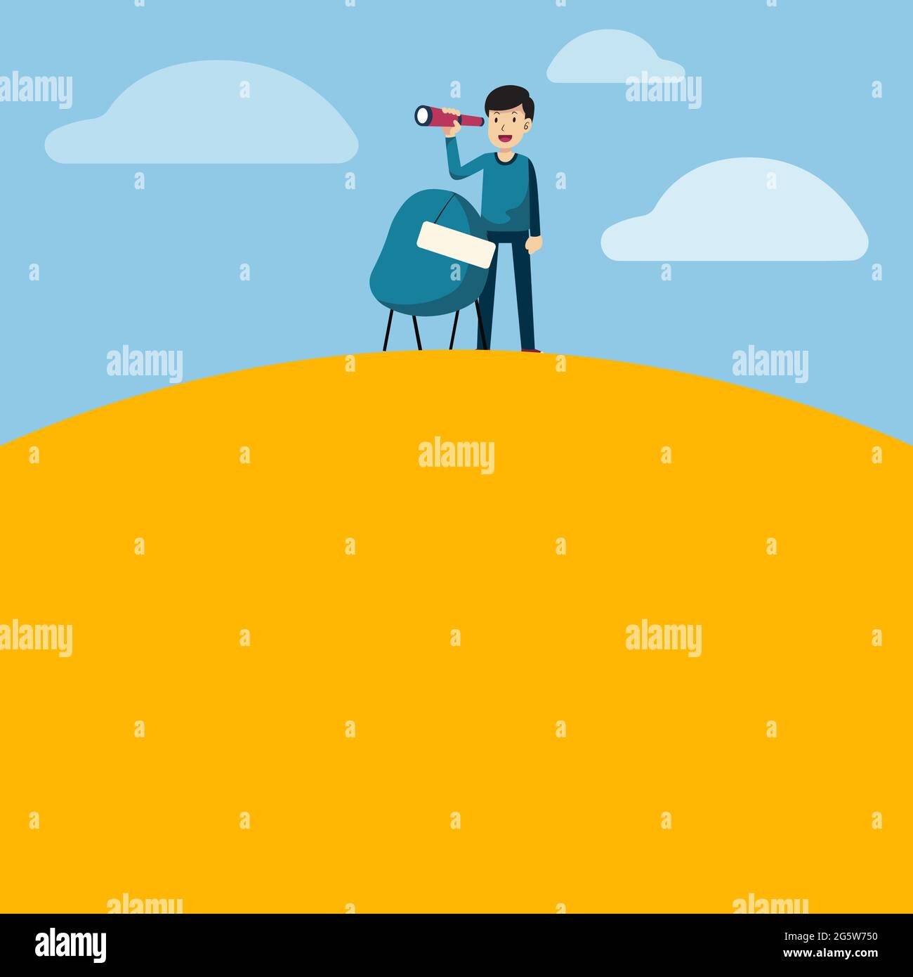 Opportunity exploring Stock Vector Images - Alamy