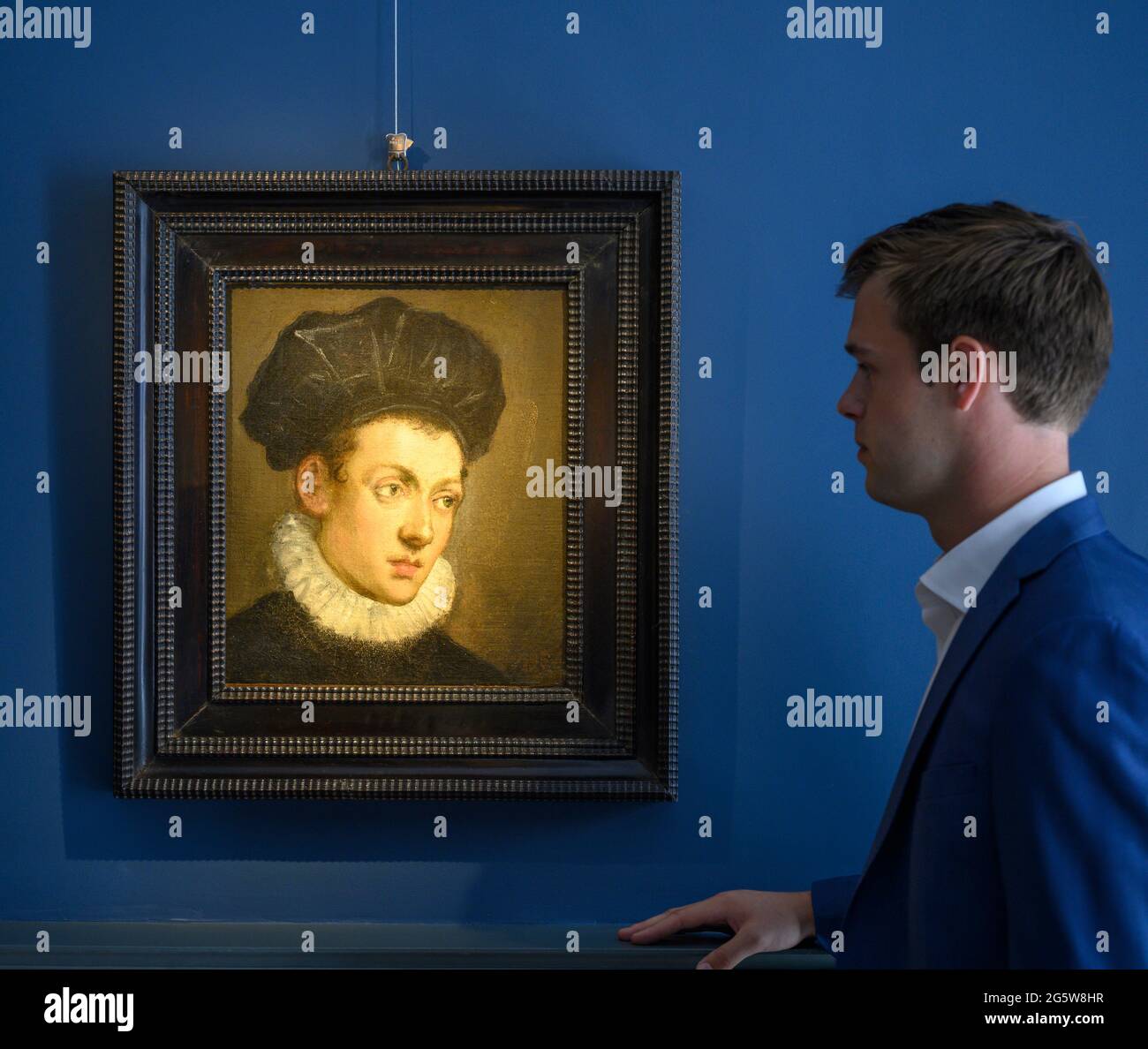 Benappi Fine Art, Mayfair, London, UK. 30 June 2021. A lost Tintoretto ...