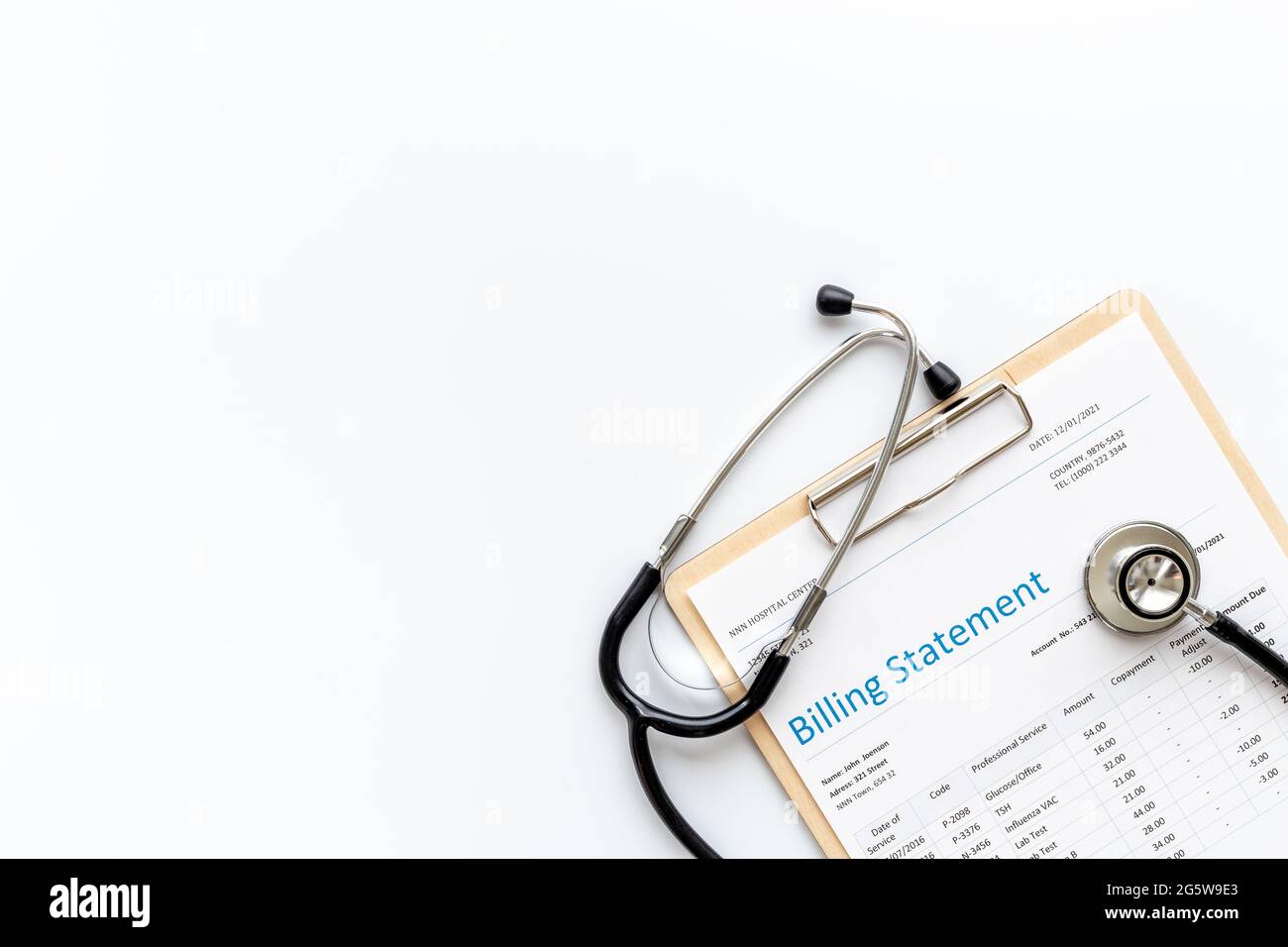 Hospital billing statement hi-res stock photography and images - Alamy