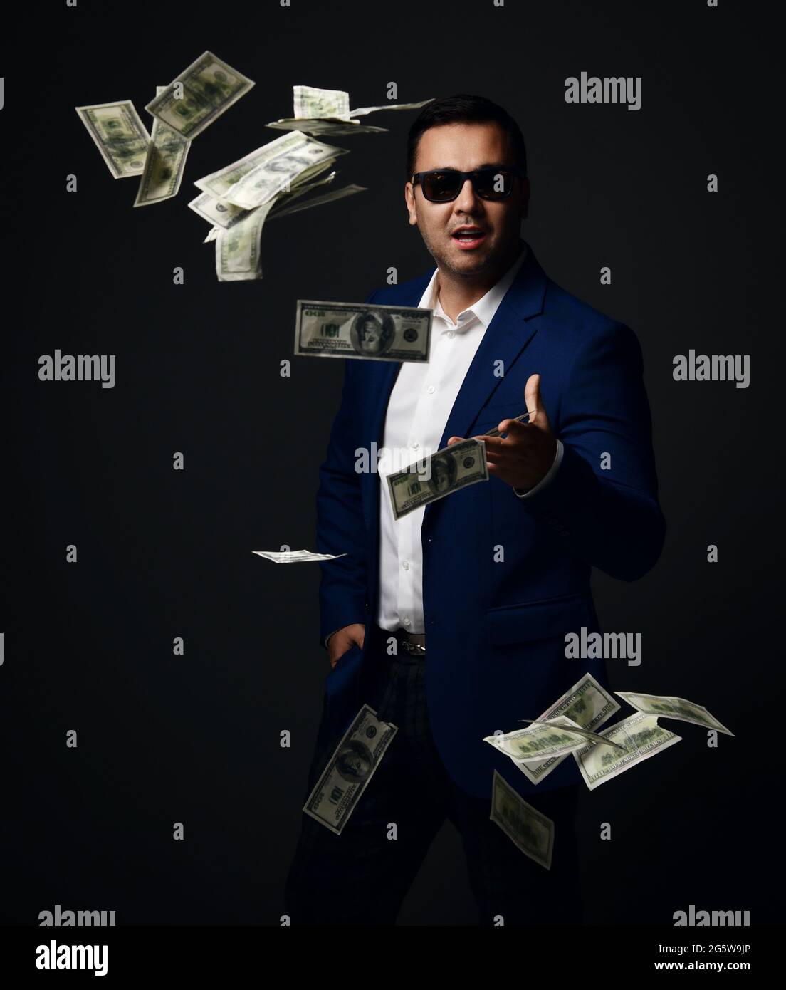 Rich man stands hi-res stock photography and images - Alamy