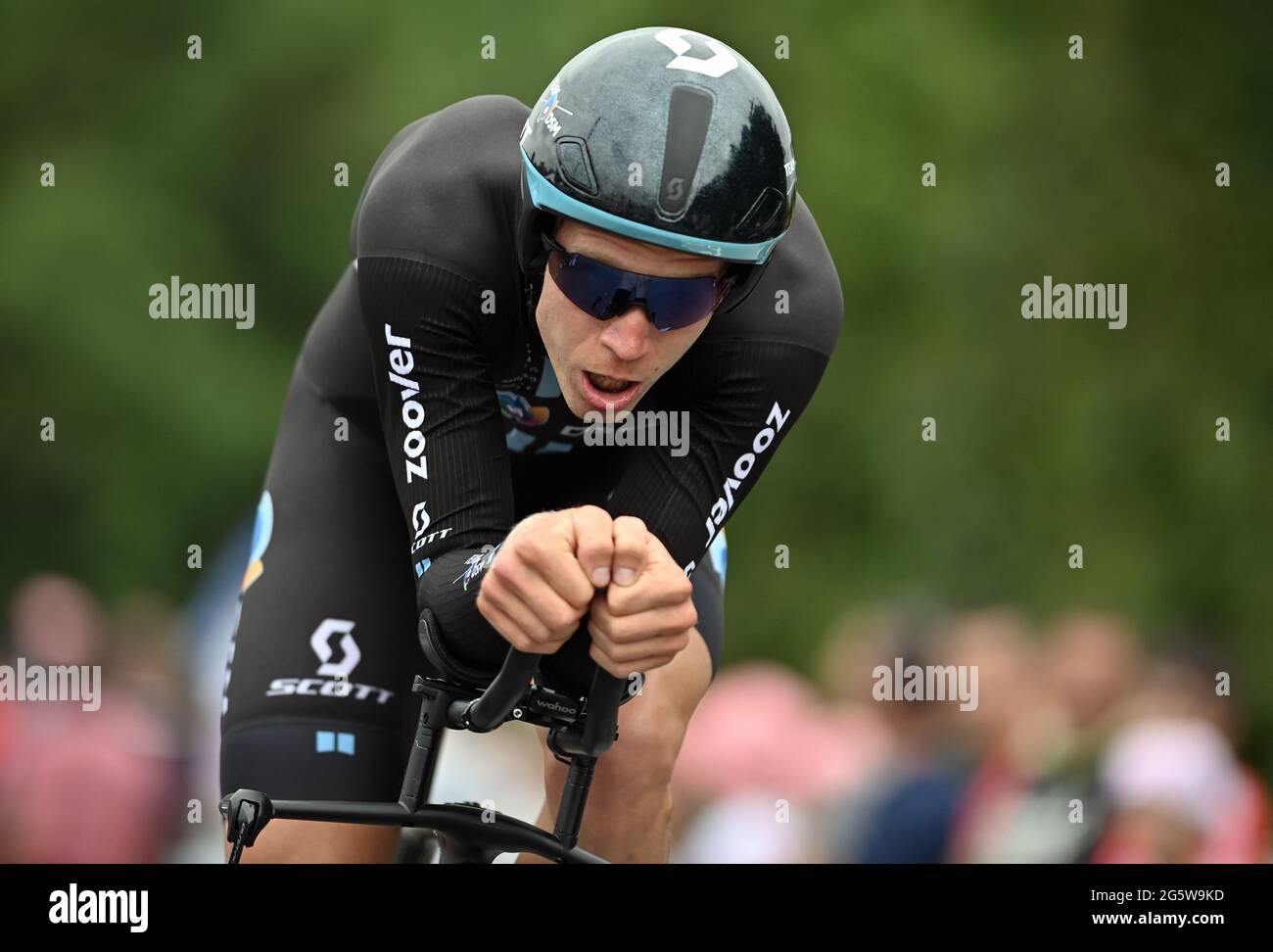 Dutch Cees Bol of Team DSM pictured in action during the fifth stage of ...