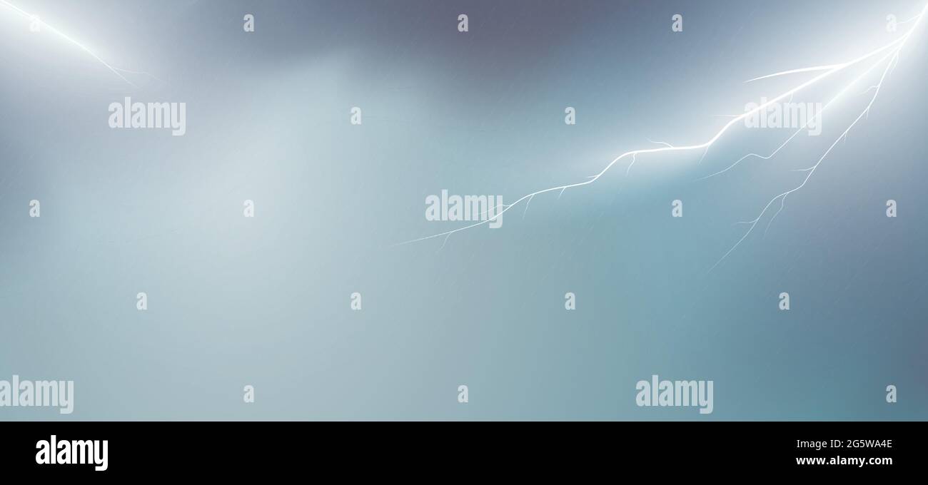 Sky lightning vector background with copy space Stock Vector Image ...