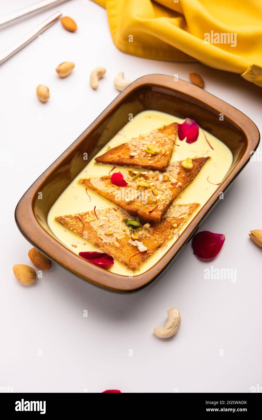 Shahi Tukda Or Tukra Also Known As Double Ka Meetha Is A Rich Festive