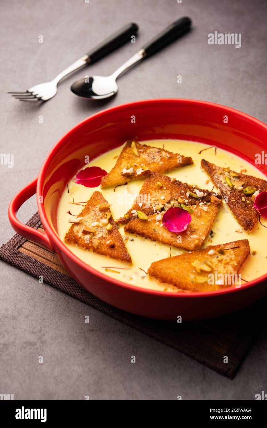 Shahi Tukda Or Tukra Also Known As Double Ka Meetha Is A Rich And Festive
