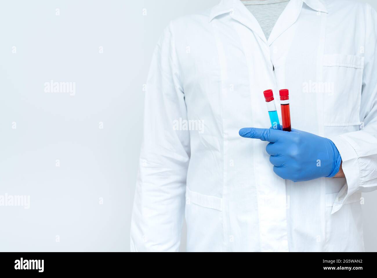 Chemist Presenting Infection Cure, Doctor Displaying Virus Vaccine ...