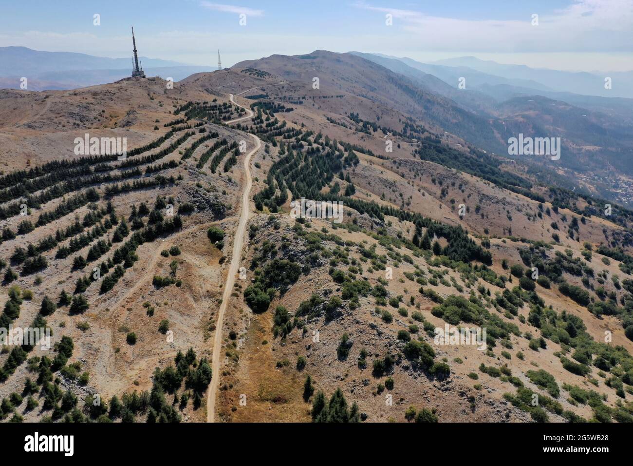 Shouf Biosphere Natural Reserve in the summer Stock Photo - Alamy