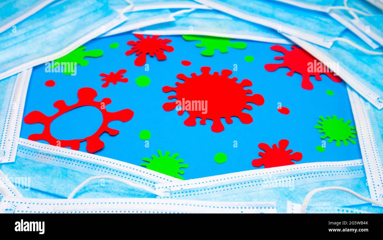 Medical mask protects against viruses and bacteria Stock Photo - Alamy