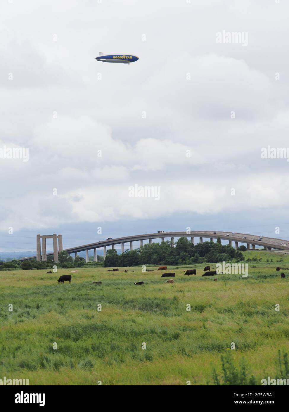 Goodyear air ship hi-res stock photography and images - Alamy