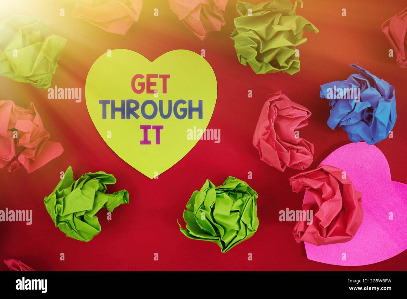 Text caption presenting Get Through It. Internet Concept enourage ...