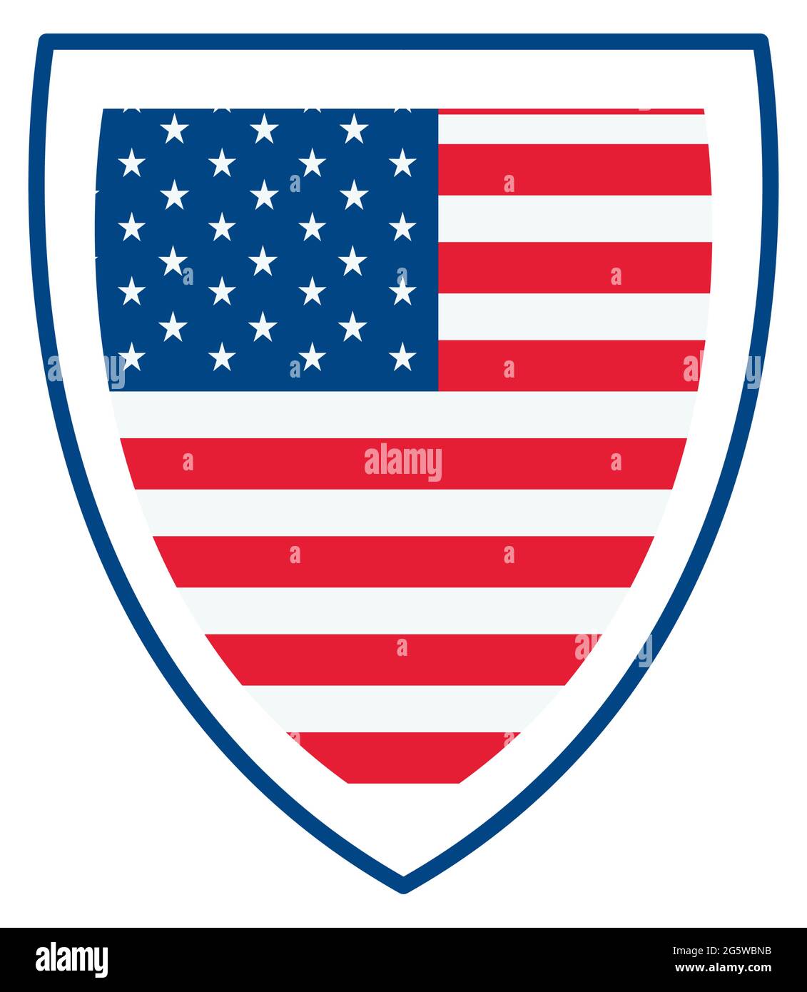 shield usa flag emblem icon Stock Vector Image & Art - Alamy