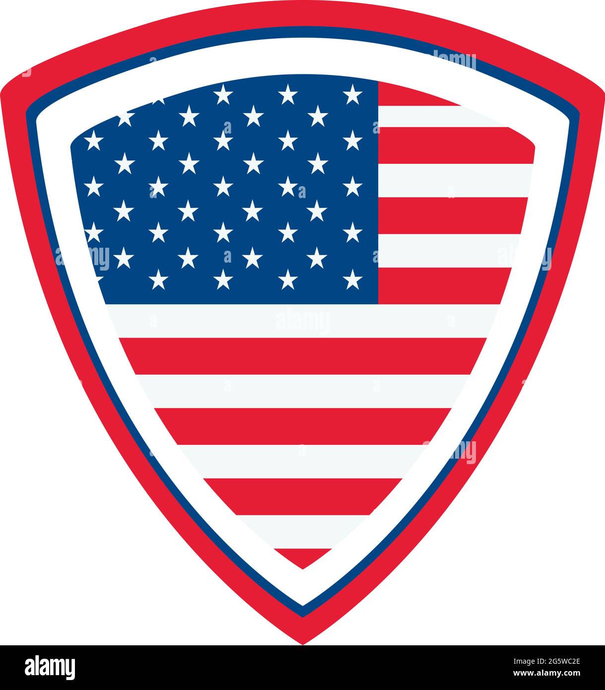 usa flag shield emblem icon Stock Vector Image & Art - Alamy
