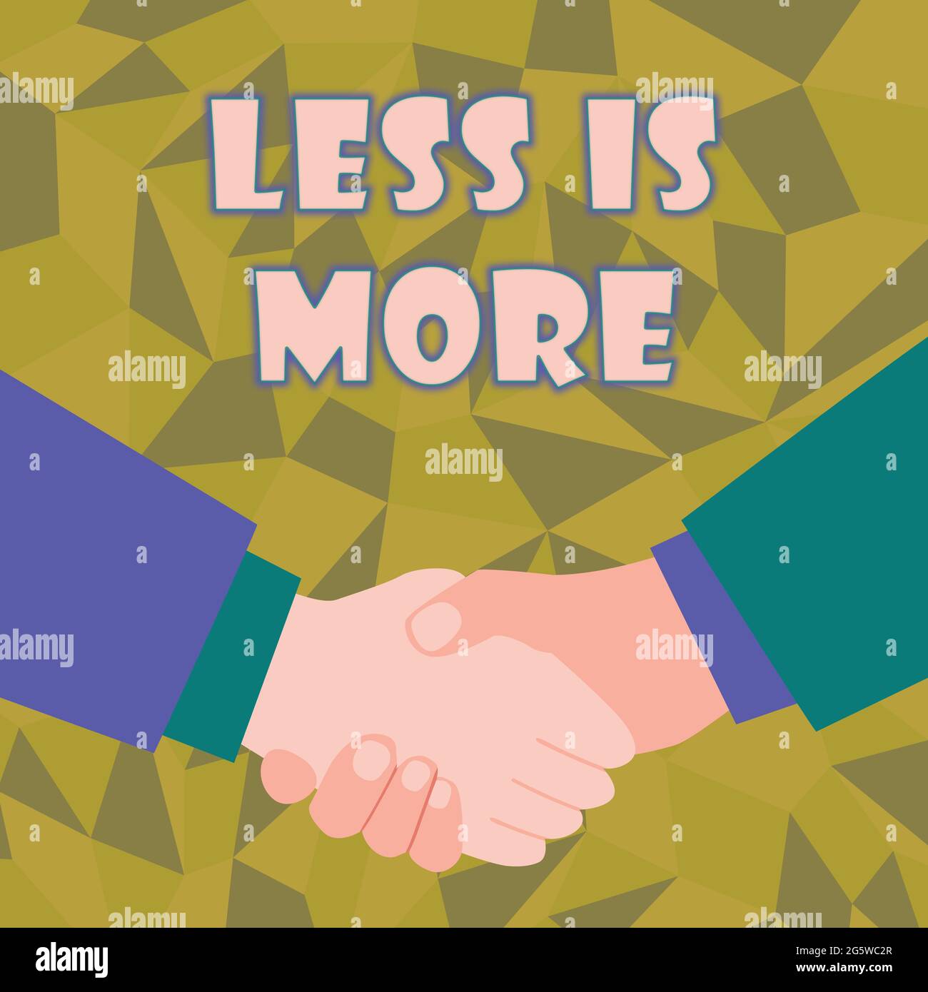 Inspiration showing sign Less Is More. Internet Concept used to express ...