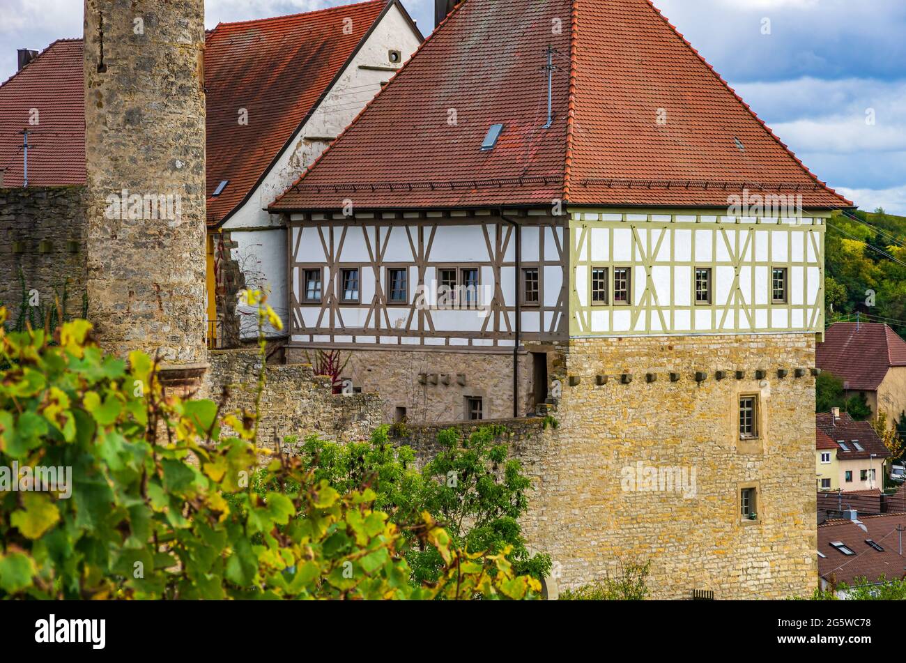 Oberes Schloss (Upper Castle), also Obere Burg, a medieval hilltop ...