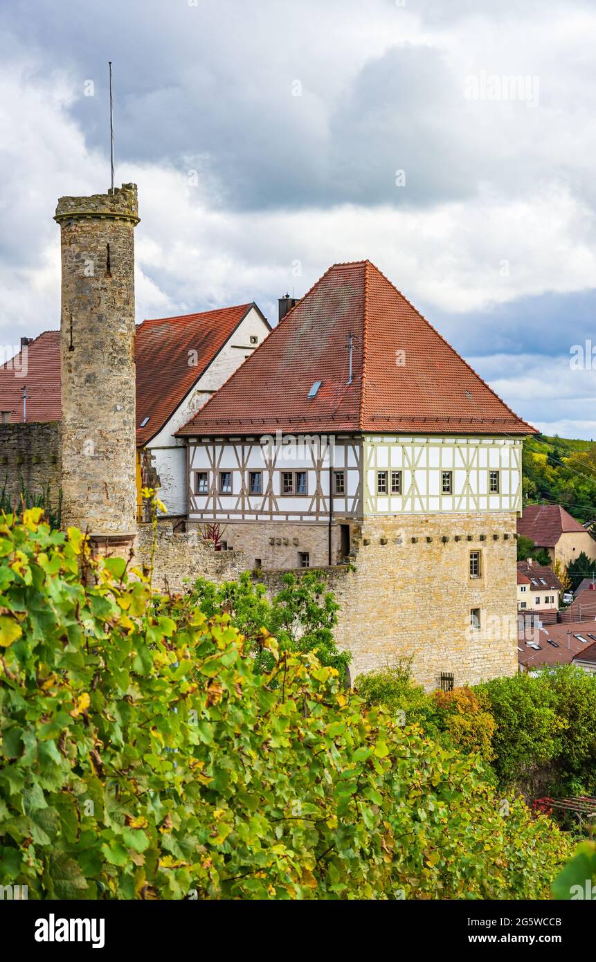 Oberes Schloss (Upper Castle), also Obere Burg, a medieval hilltop ...