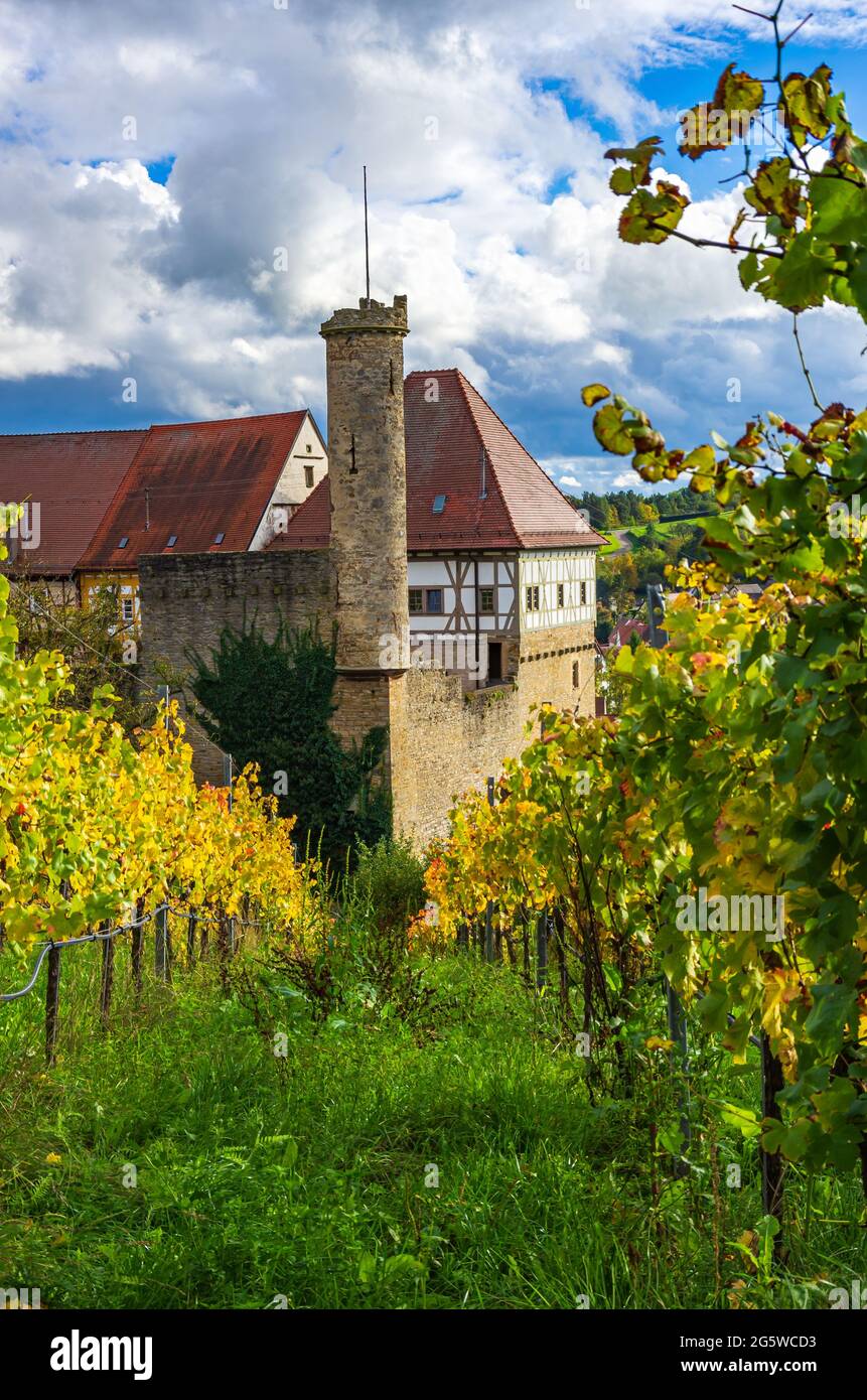 Oberes Schloss (Upper Castle), also Obere Burg, a medieval hilltop ...