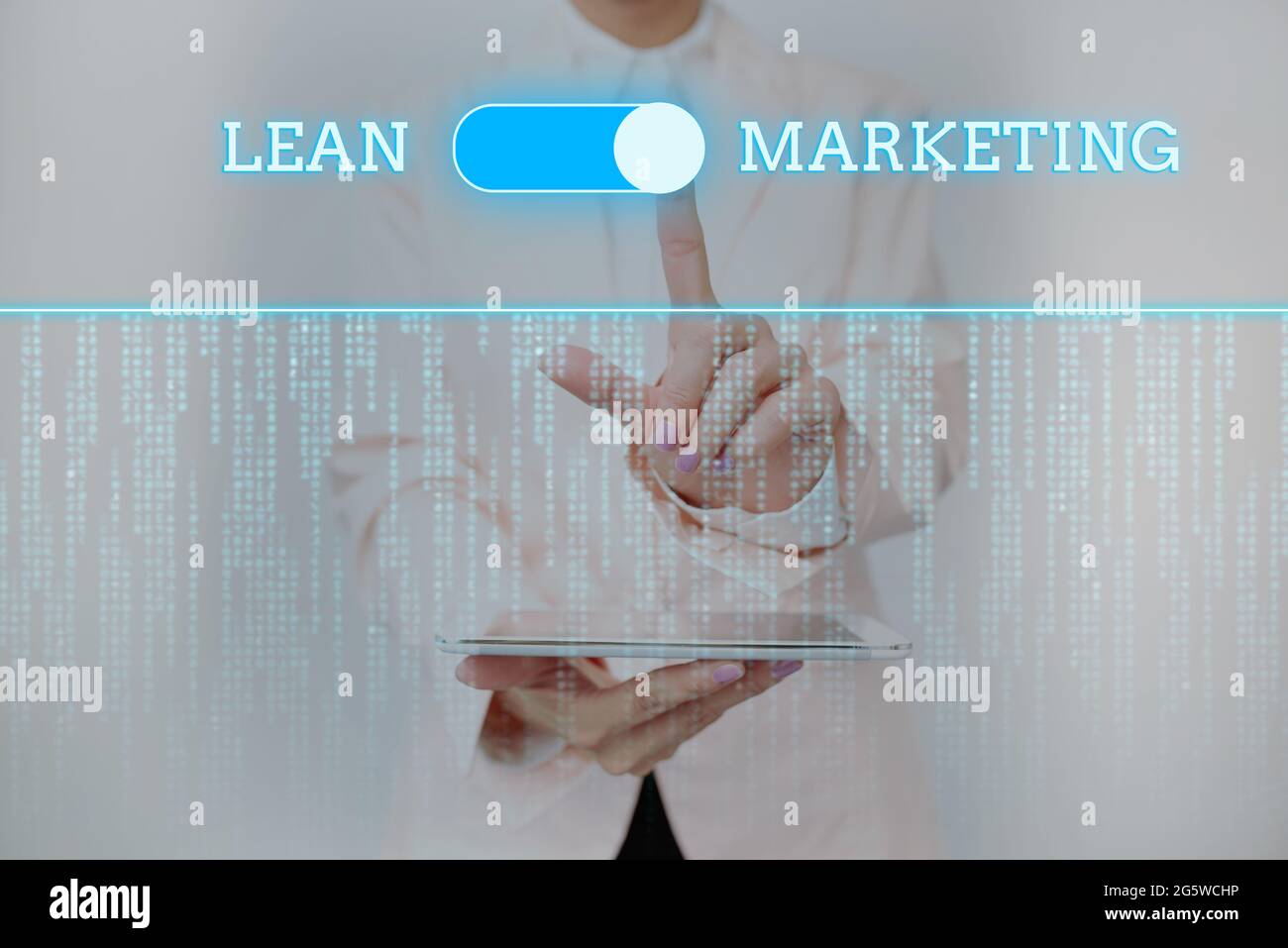 Inspiration showing sign Lean Marketing. Business concept in charge of ...