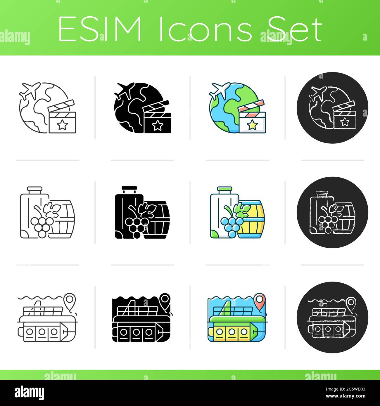 International travel icons set Stock Vector Image & Art - Alamy