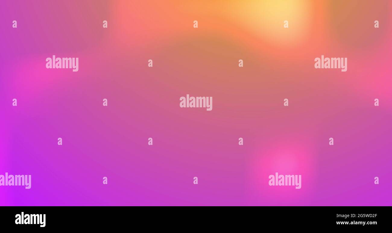 Digital image of spots of light moving against pink and yellow gradient ...