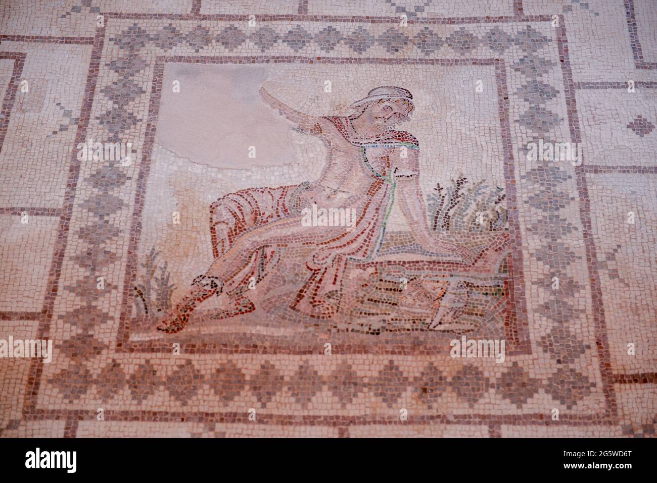 The roman mosaics at house of Dionysos at Nea Paphos archaeological ...
