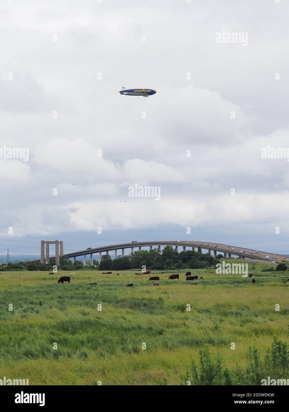 Goodyear air ship hi-res stock photography and images - Alamy