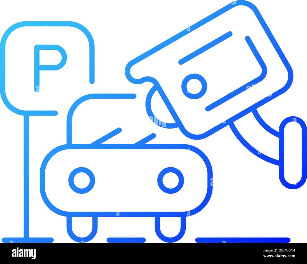 Hijacking prevention with security camera footage gradient linear ...