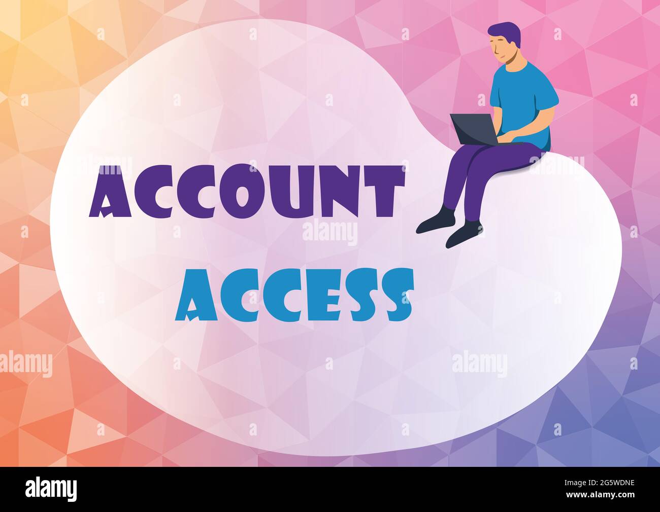 Conceptual display Account Access. Concept meaning full privilege for ...