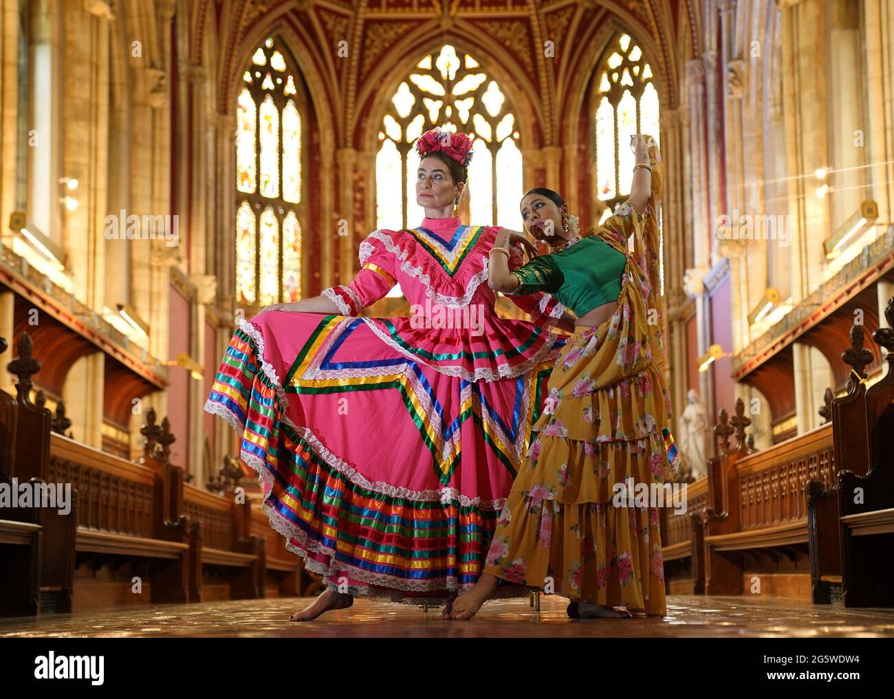 Dancers from the Billingham Festival and Balbir Singh Dance Company ...