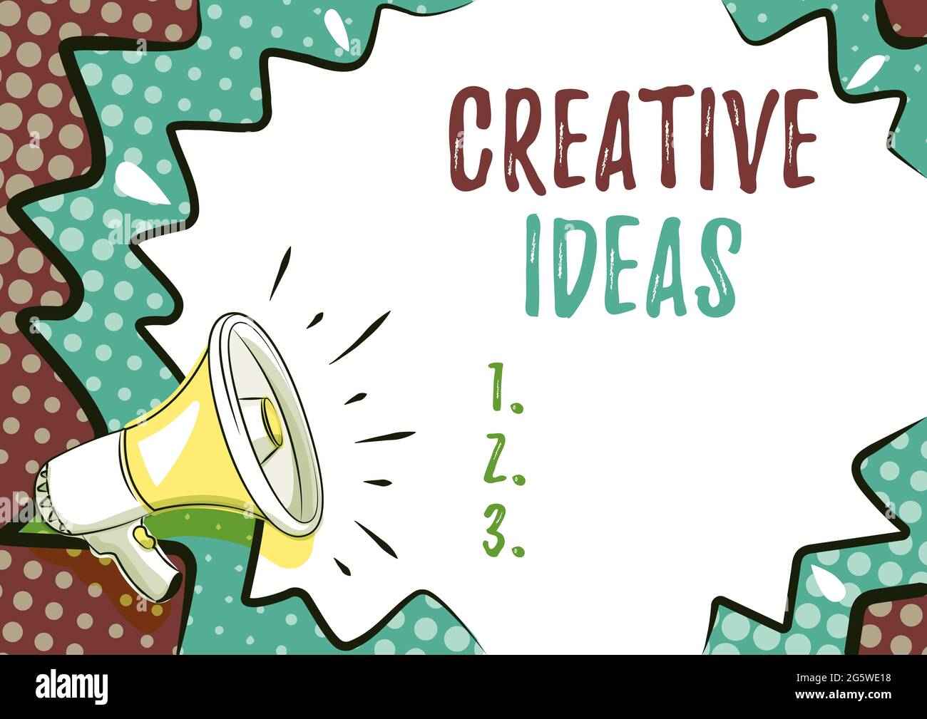 Text caption presenting Creative Ideas. Business idea Unique strategy ...