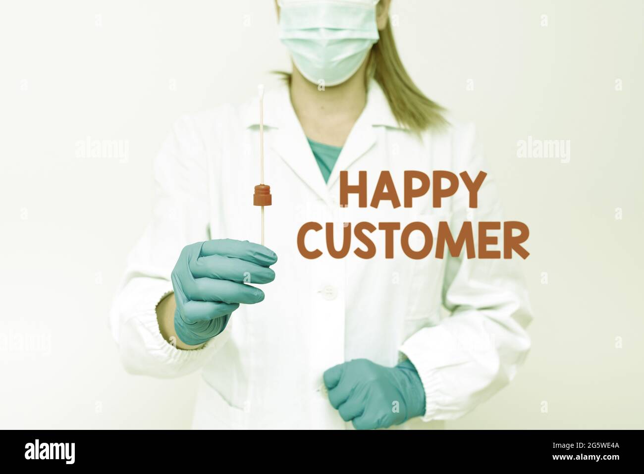 Text sign showing Happy Customer. Business showcase highest ...