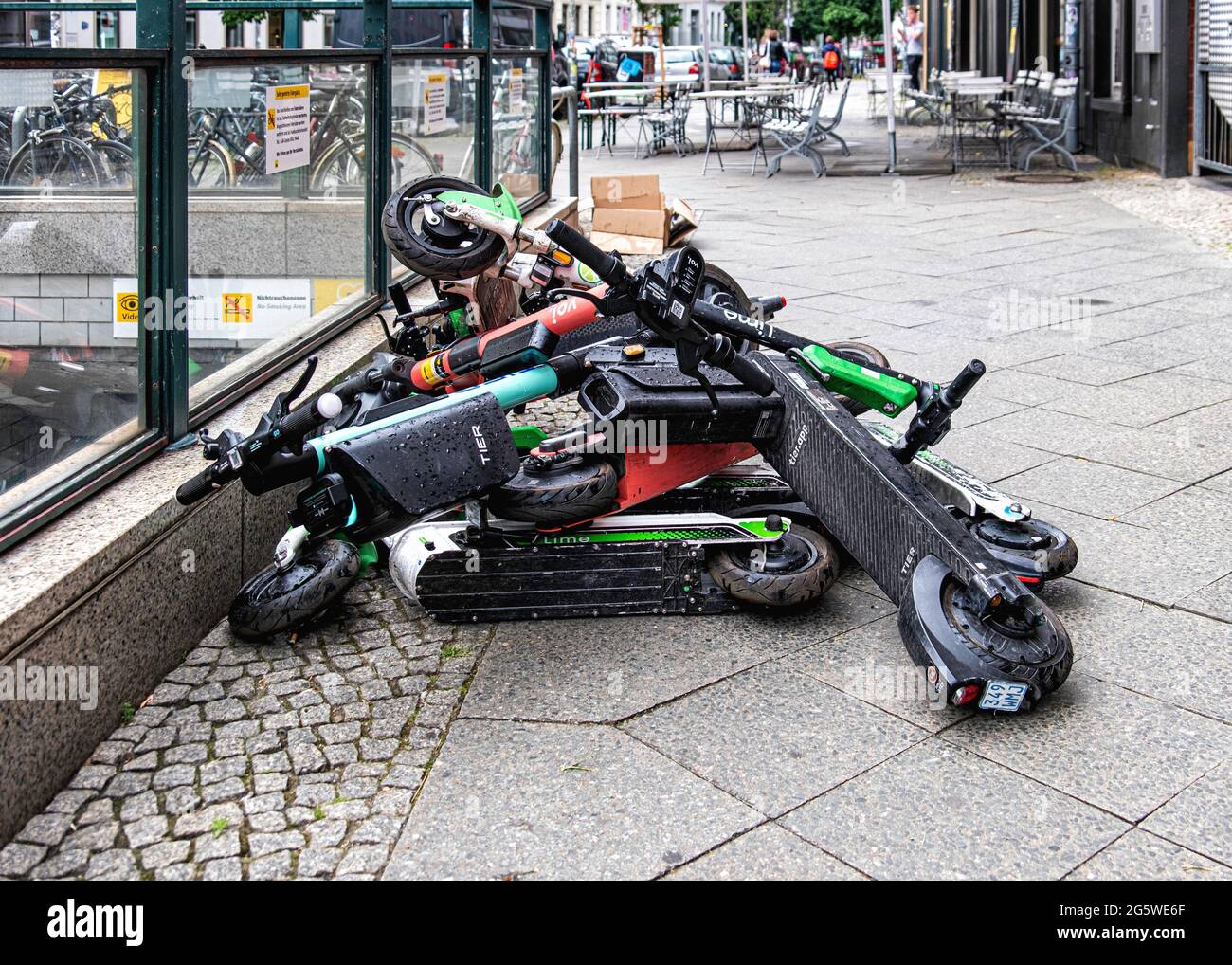 Battery Powered Electric Scooter High Resolution Stock Photography and ...
