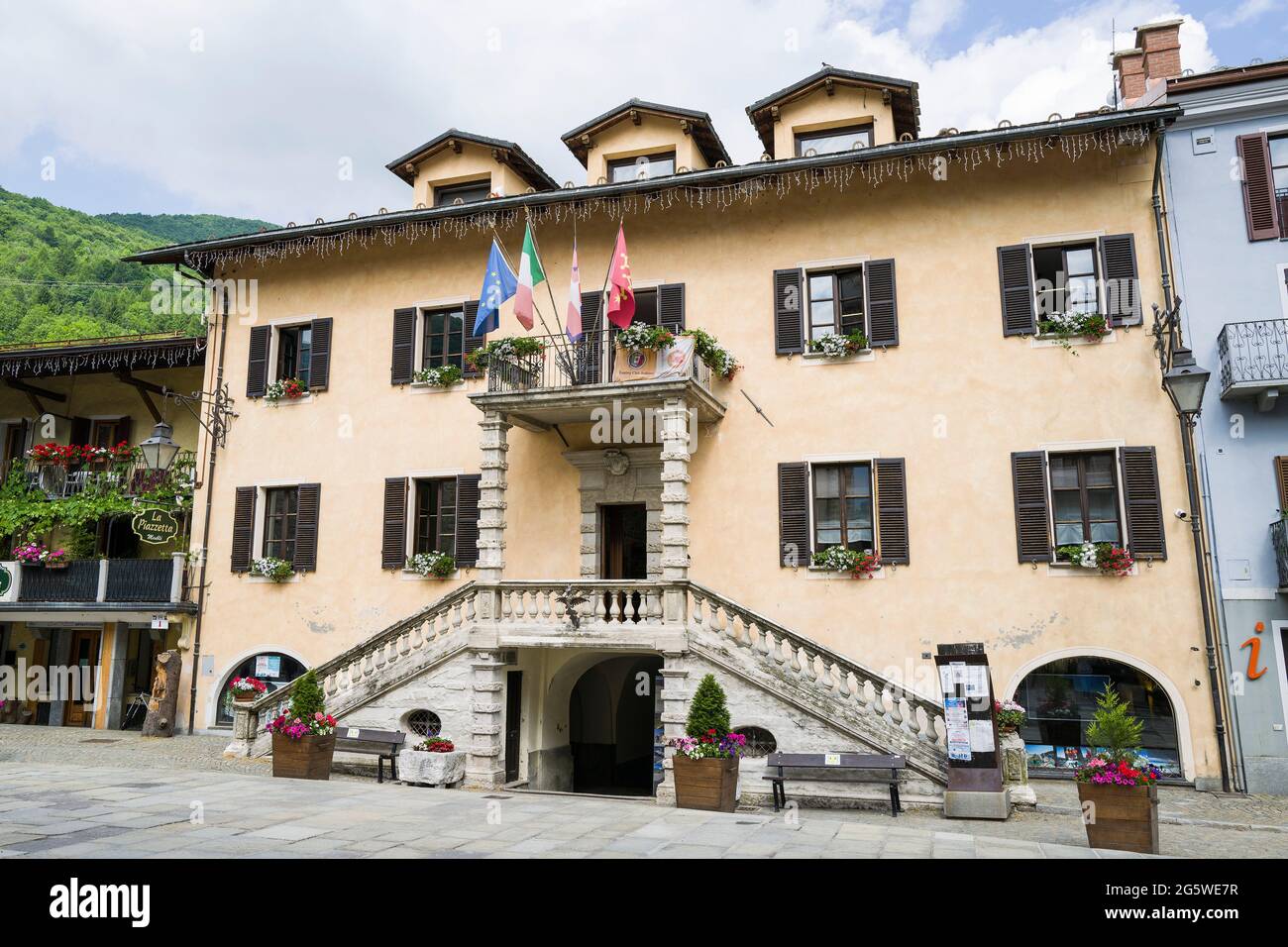 Italy, Piedmont, Limone Piemonte Stock Photo - Alamy